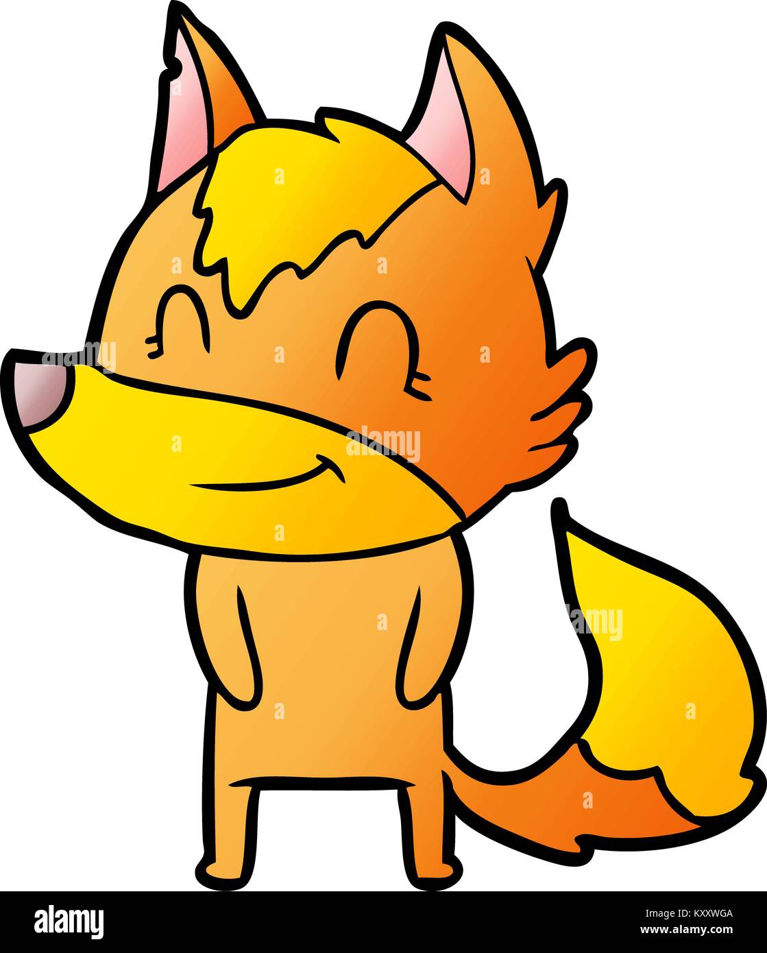 fox cartoon character Stock Vector Image & Art - Alamy