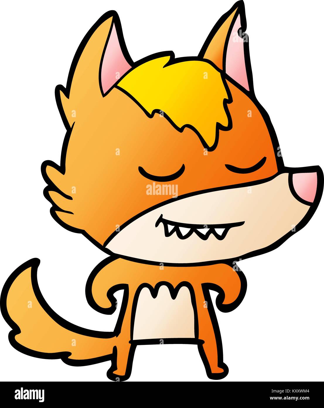 fox cartoon character Stock Vector Image & Art - Alamy