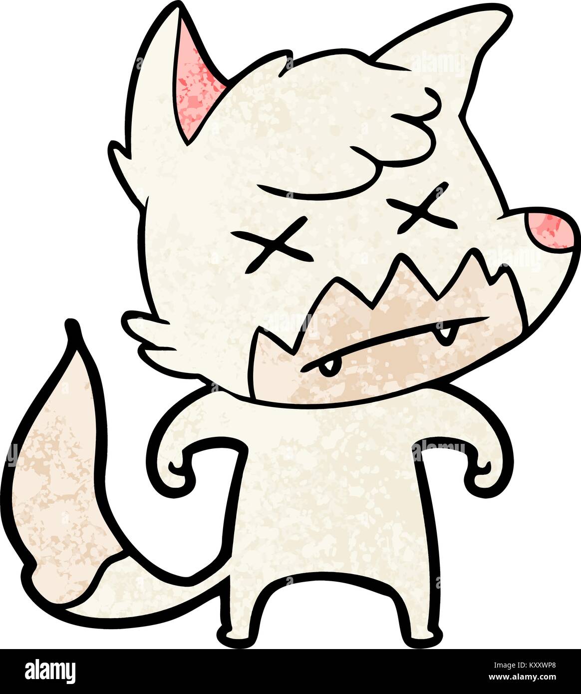 cartoon dead fox Stock Vector Image & Art - Alamy