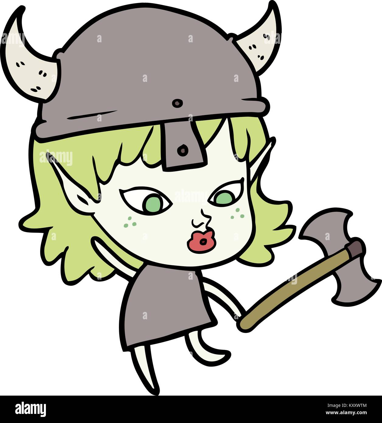 Female Viking Drawing High Resolution Stock Photography and Images - Alamy