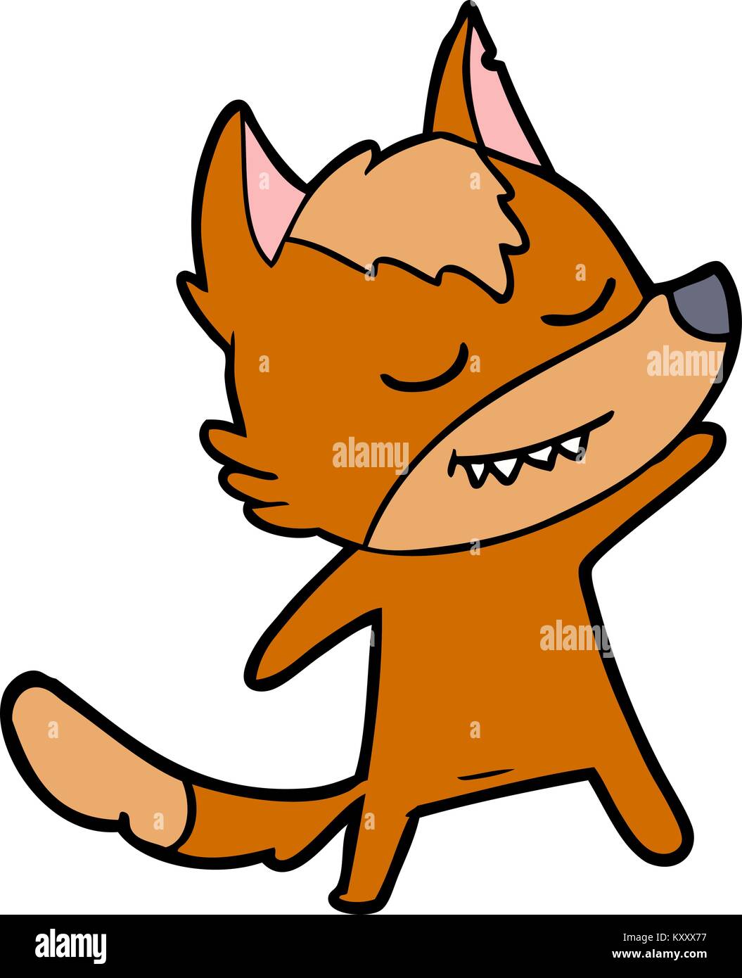 fox cartoon character Stock Vector Image & Art - Alamy