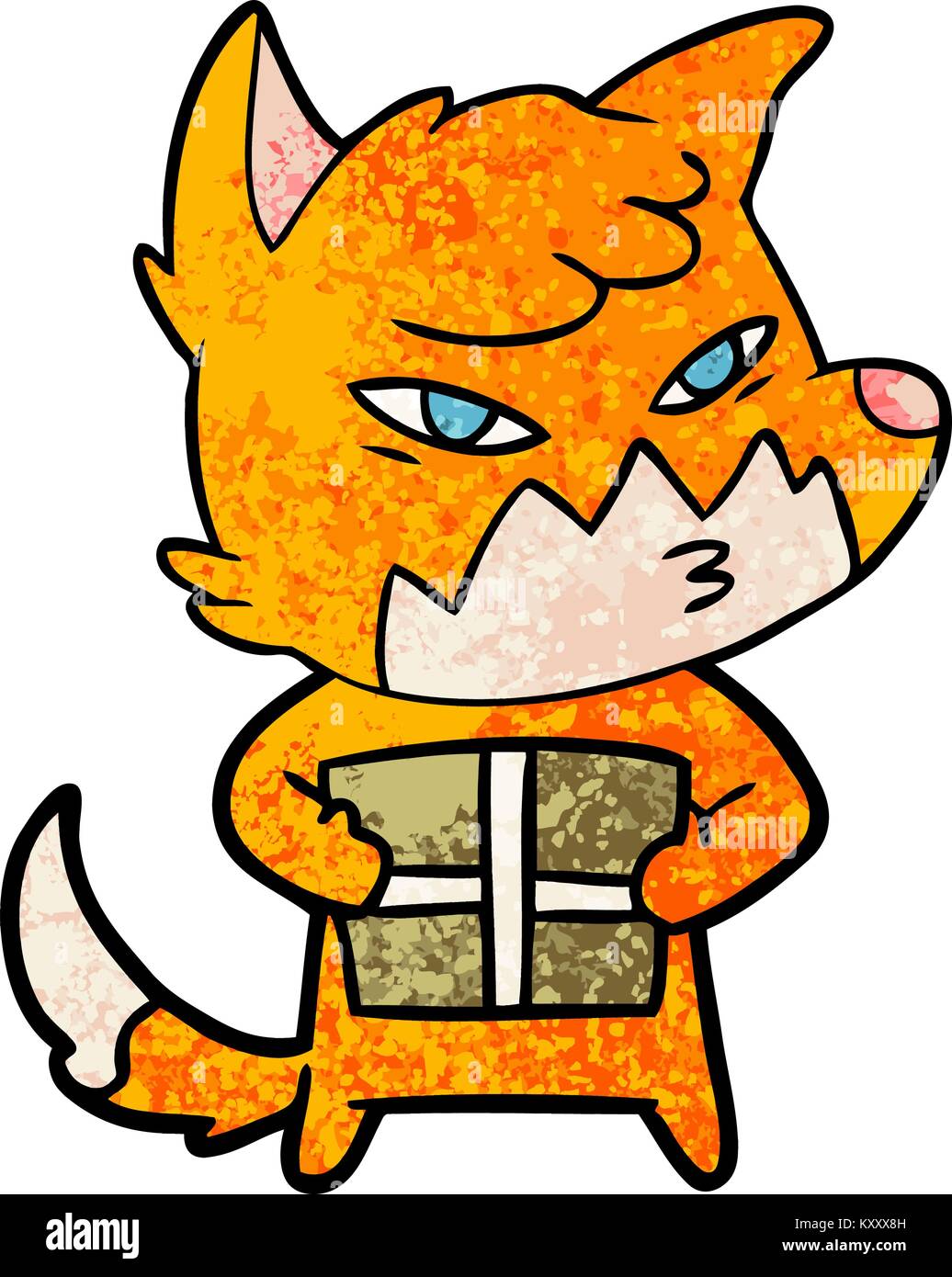 clever cartoon fox Stock Vector Image & Art - Alamy