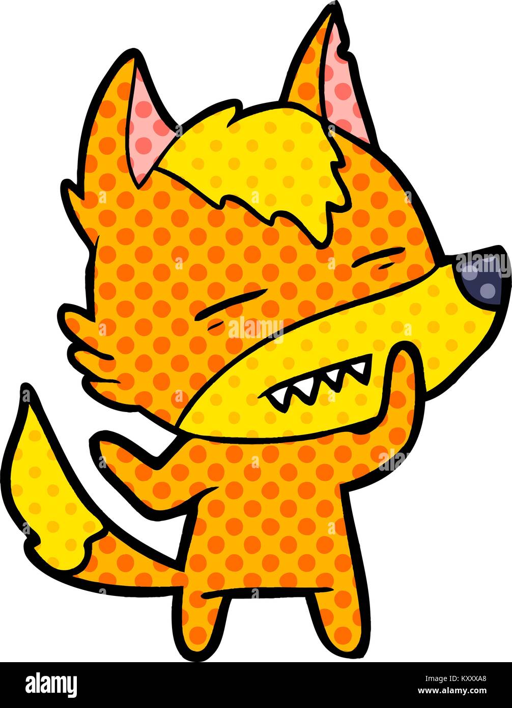 fox cartoon character Stock Vector Image & Art - Alamy