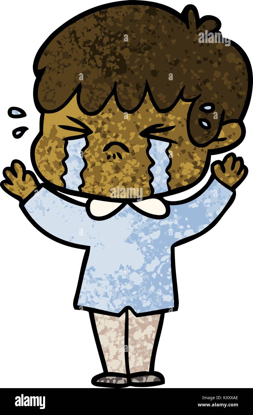cartoon boy crying Stock Vector Image & Art - Alamy