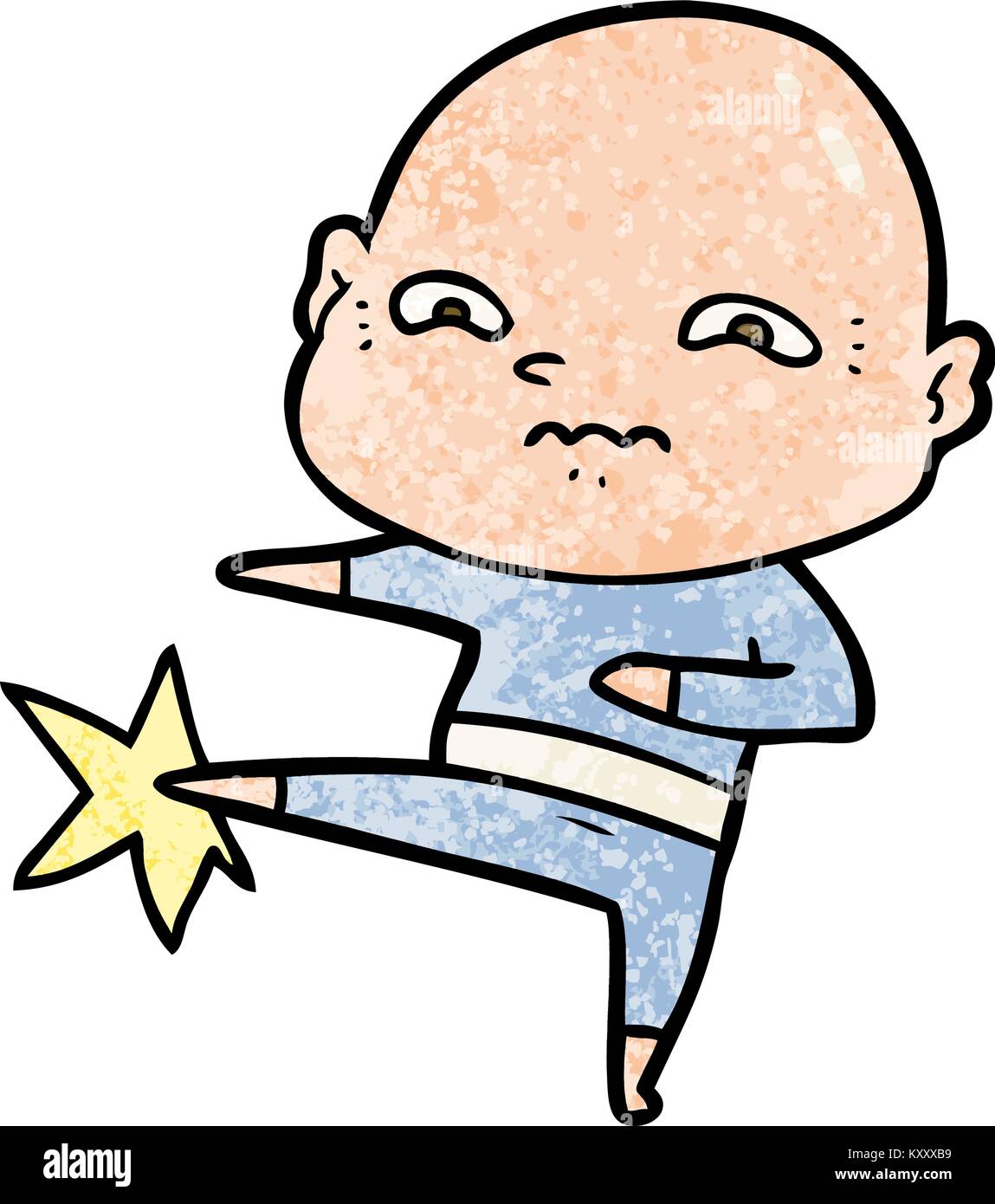 cartoon nervous man Stock Vector Image & Art - Alamy