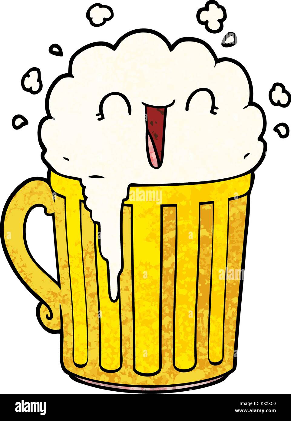happy cartoon mug of beer Stock Vector Image & Art - Alamy