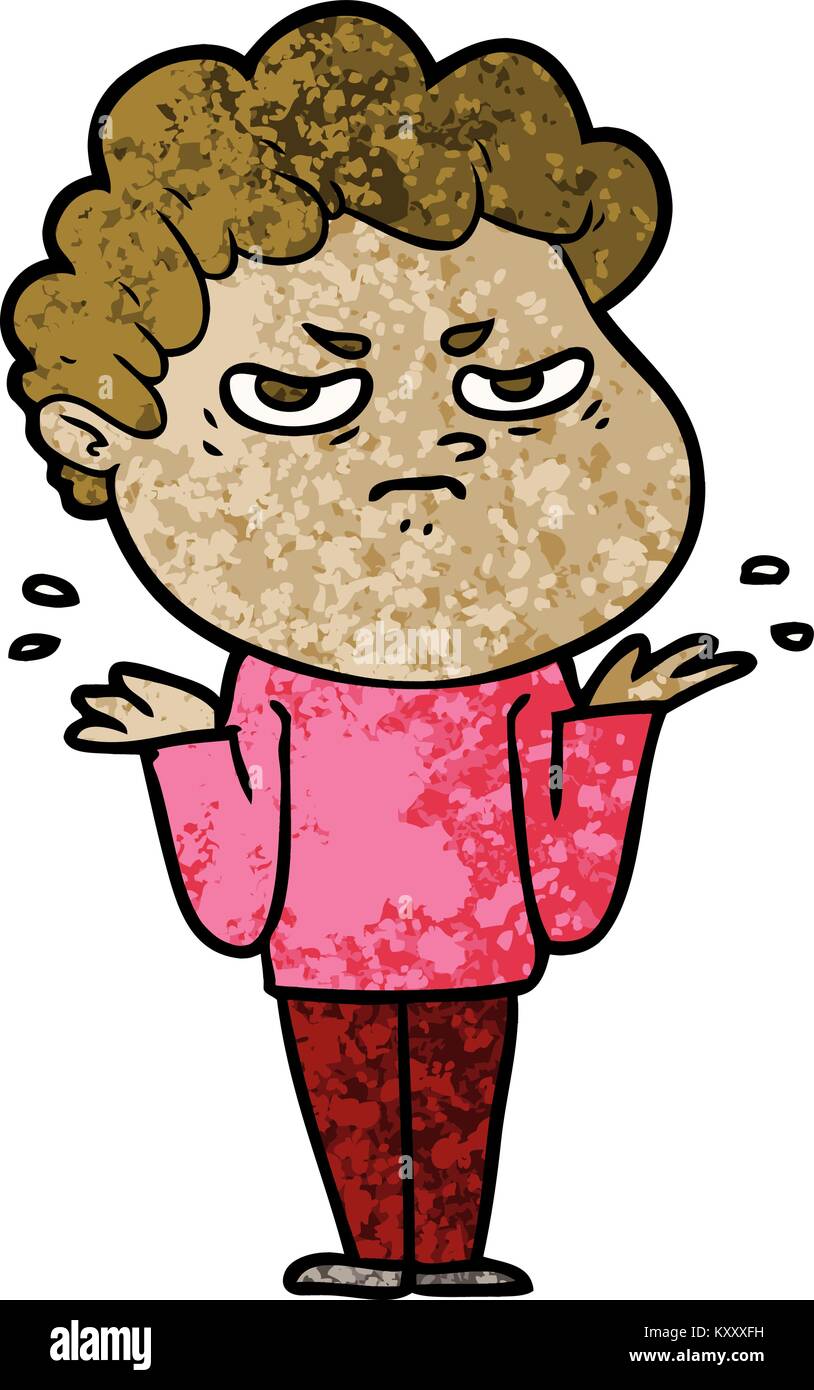 cartoon angry man Stock Vector Image & Art - Alamy