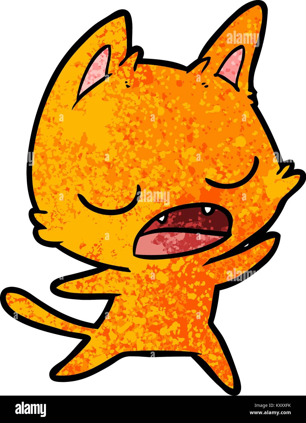 talking cat cartoon Stock Vector Image & Art - Alamy