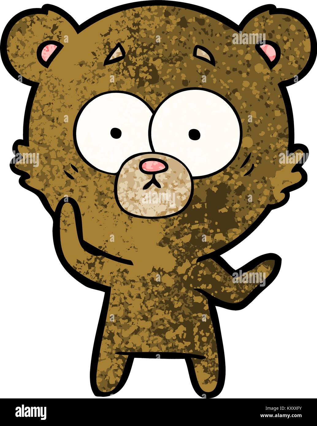 surprised bear cartoon Stock Vector Image & Art - Alamy