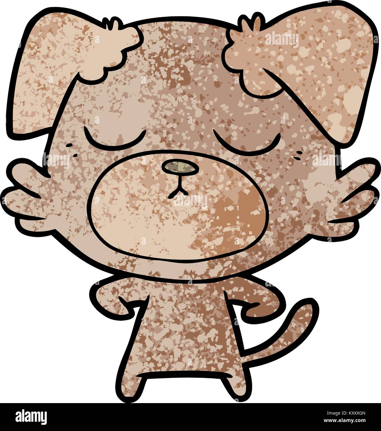 cute cartoon dog Stock Vector Image & Art - Alamy