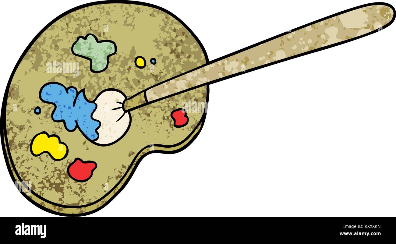 cartoon artist palette Stock Vector Image & Art - Alamy