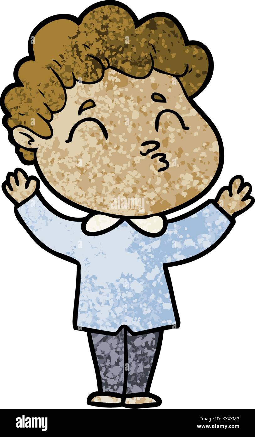 cartoon man shrugging Stock Vector Image & Art - Alamy