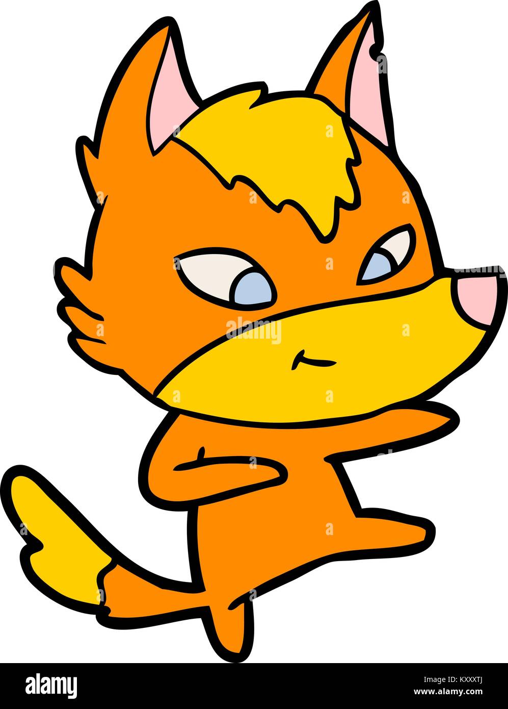 fox cartoon character Stock Vector Image & Art - Alamy