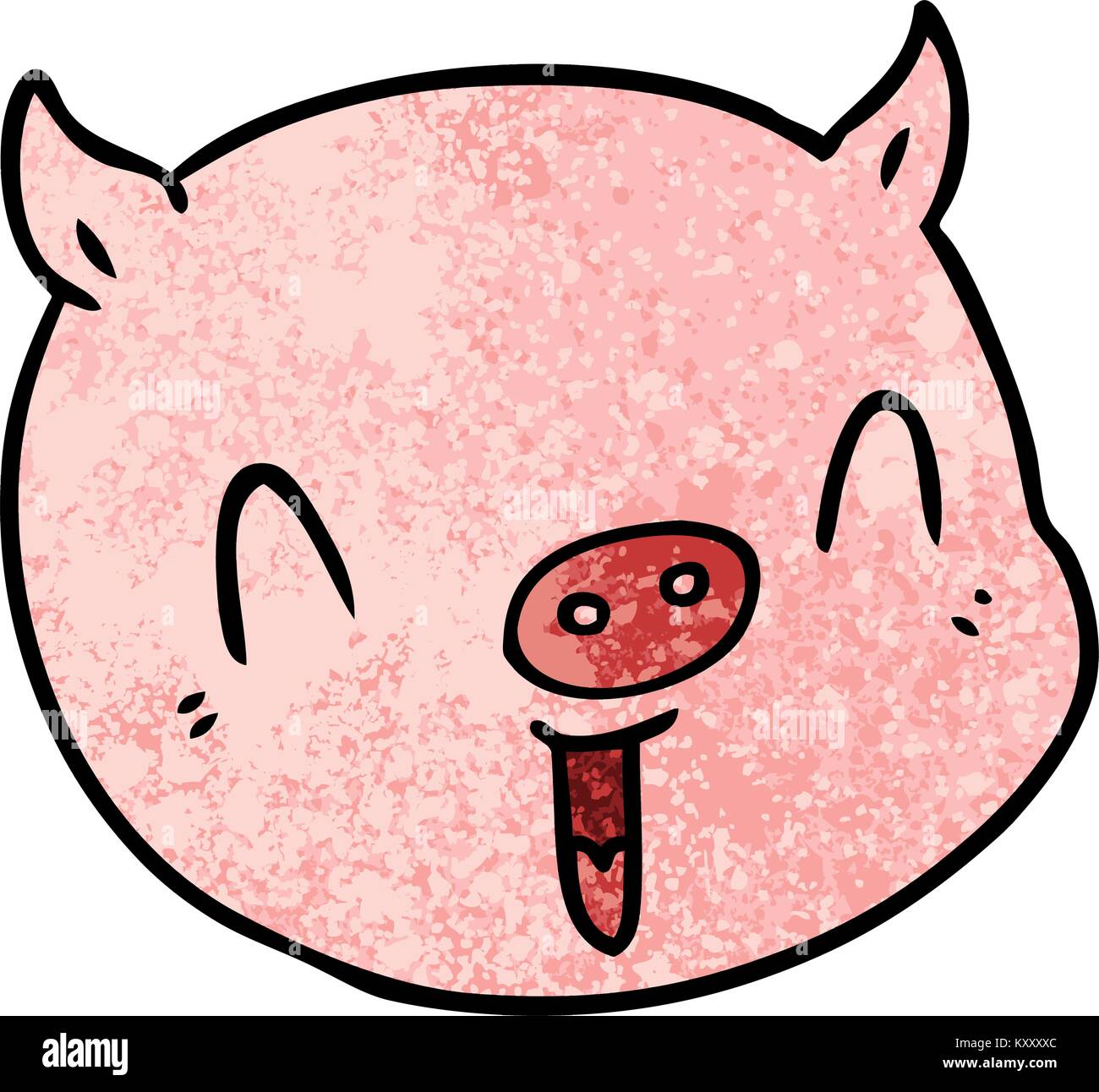 cartoon pig face Stock Vector Image & Art - Alamy