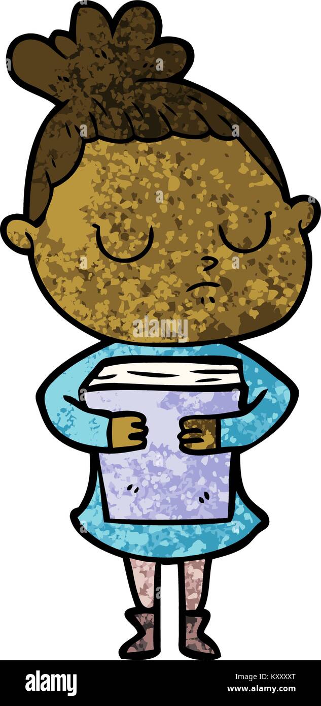 cartoon calm woman Stock Vector Image & Art - Alamy