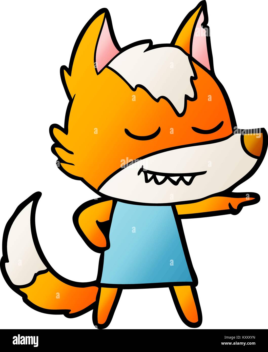 fox cartoon character Stock Vector Image & Art - Alamy