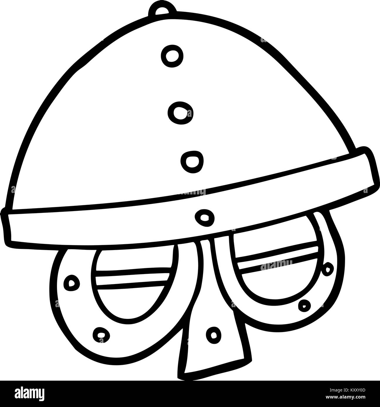 cartoon medieval helmet Stock Vector Image & Art - Alamy