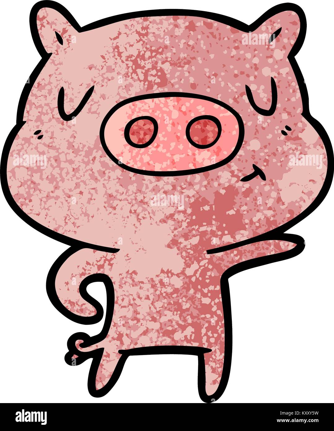 cartoon pig pointing Stock Vector Image & Art - Alamy