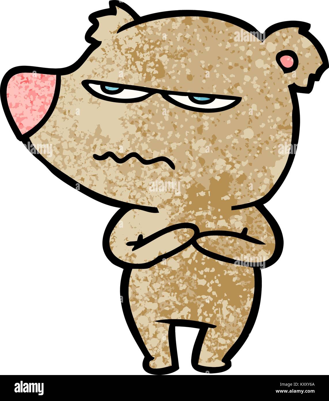 angry bear cartoon Stock Vector Image & Art - Alamy