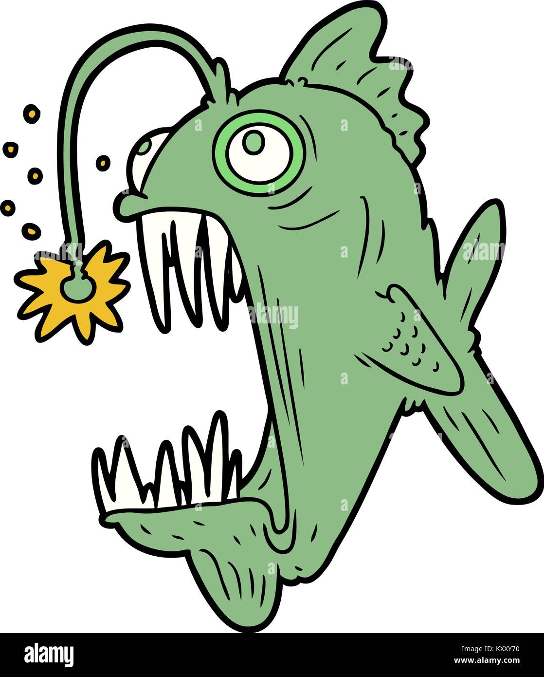 cartoon lantern fish Stock Vector Image & Art - Alamy