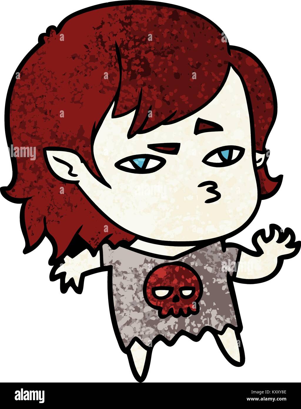 cartoon vampire girl Stock Vector Image & Art - Alamy