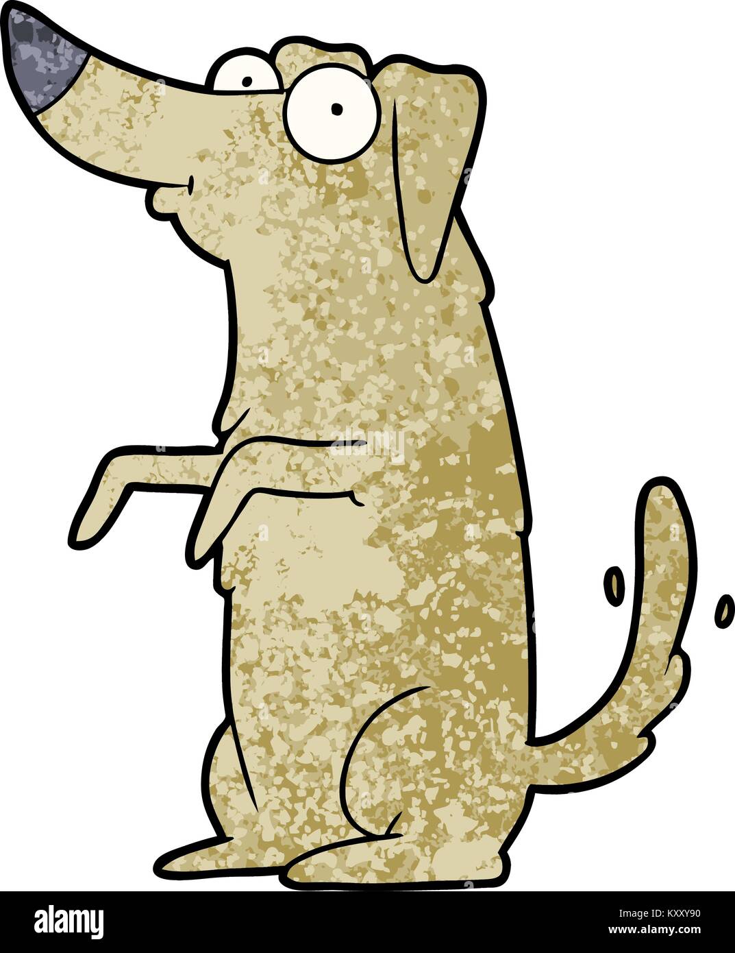 cartoon happy dog Stock Vector Image & Art - Alamy