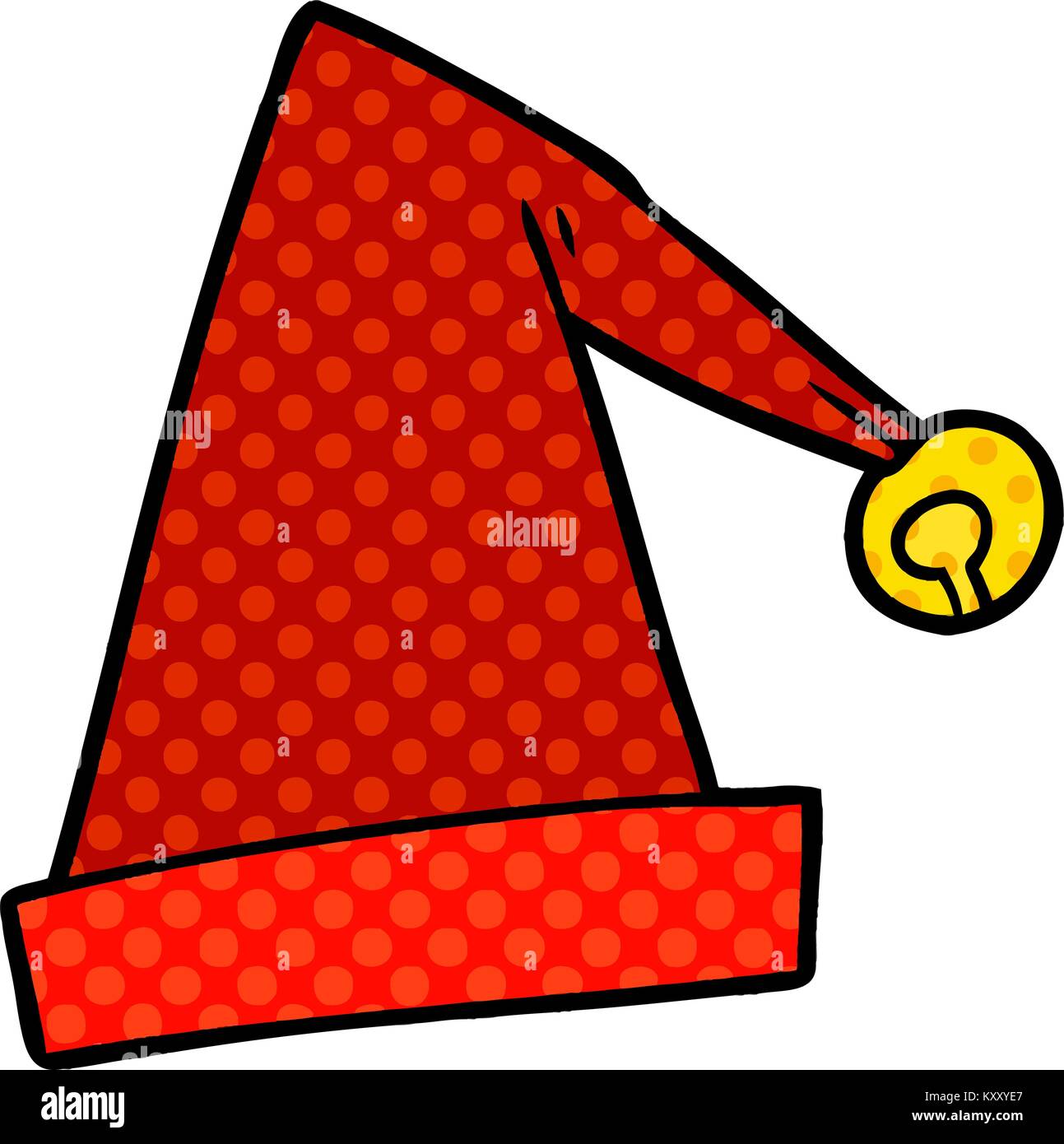 cartoon christmas hat Stock Vector Image & Art - Alamy