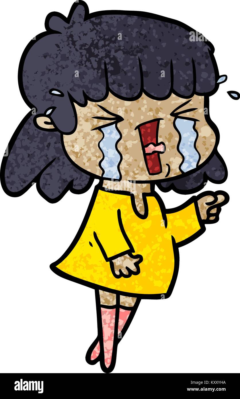 cartoon woman in tears Stock Vector Image & Art - Alamy