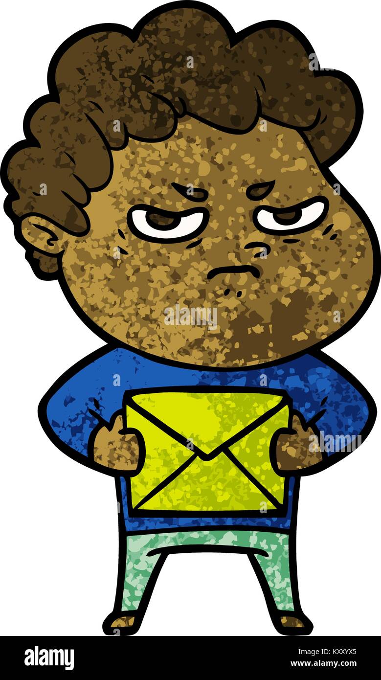 cartoon angry man Stock Vector Image & Art - Alamy