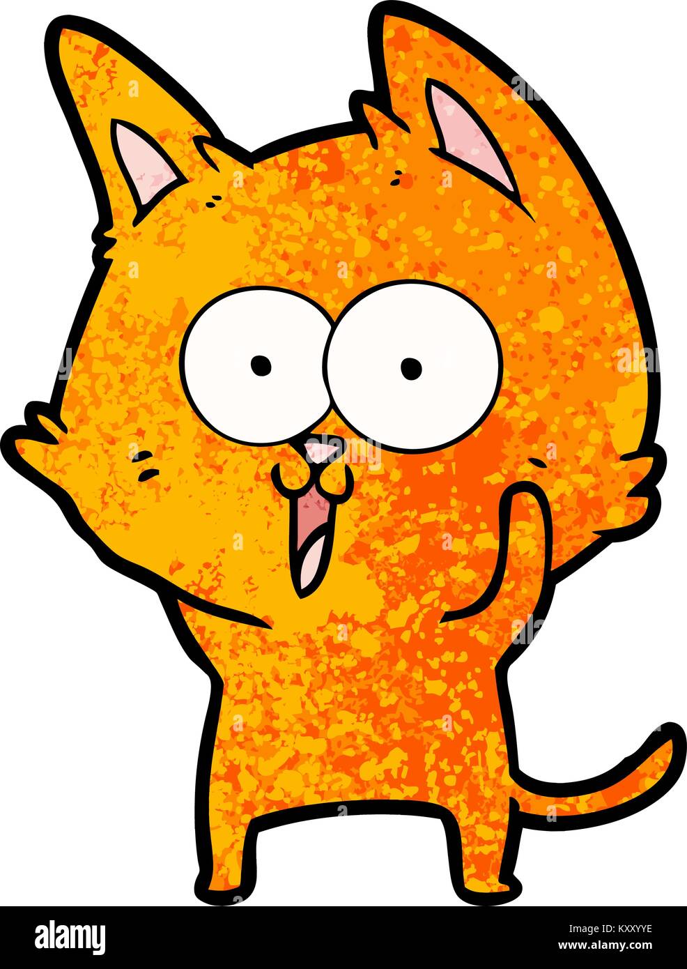 funny cartoon cat Stock Vector Image & Art - Alamy