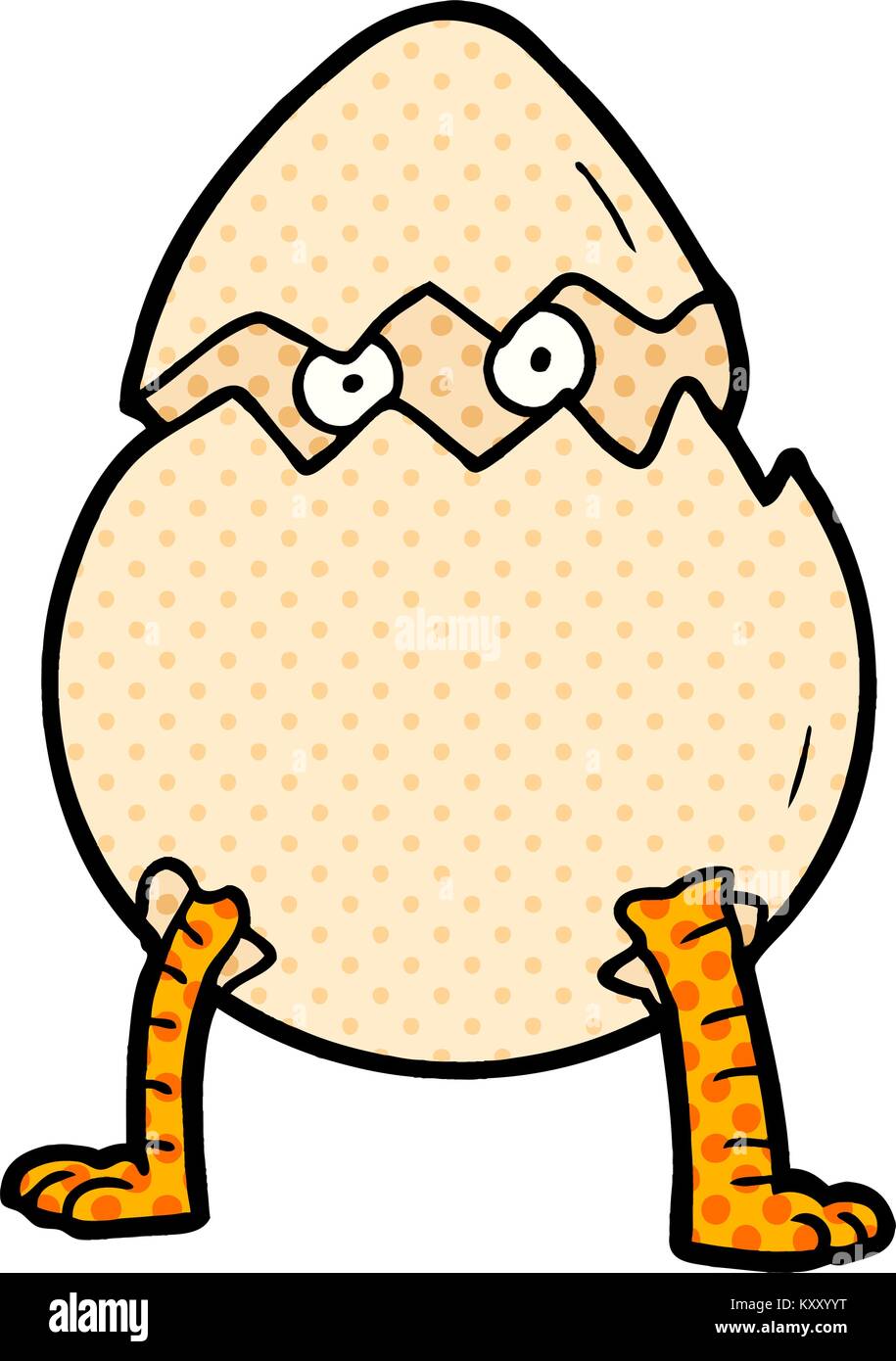 cartoon hatching egg Stock Vector Image & Art - Alamy