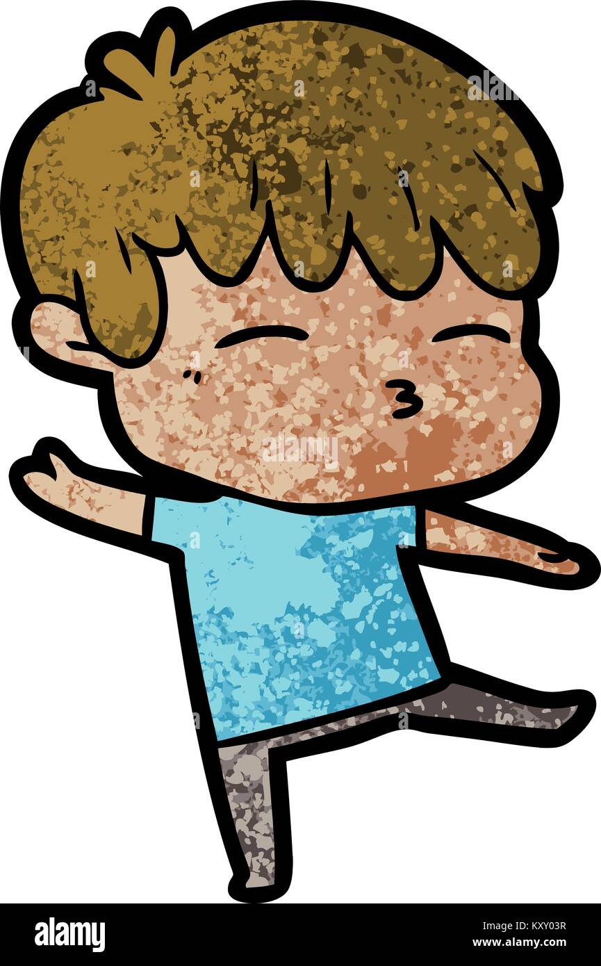 cartoon curious boy Stock Vector Image & Art - Alamy