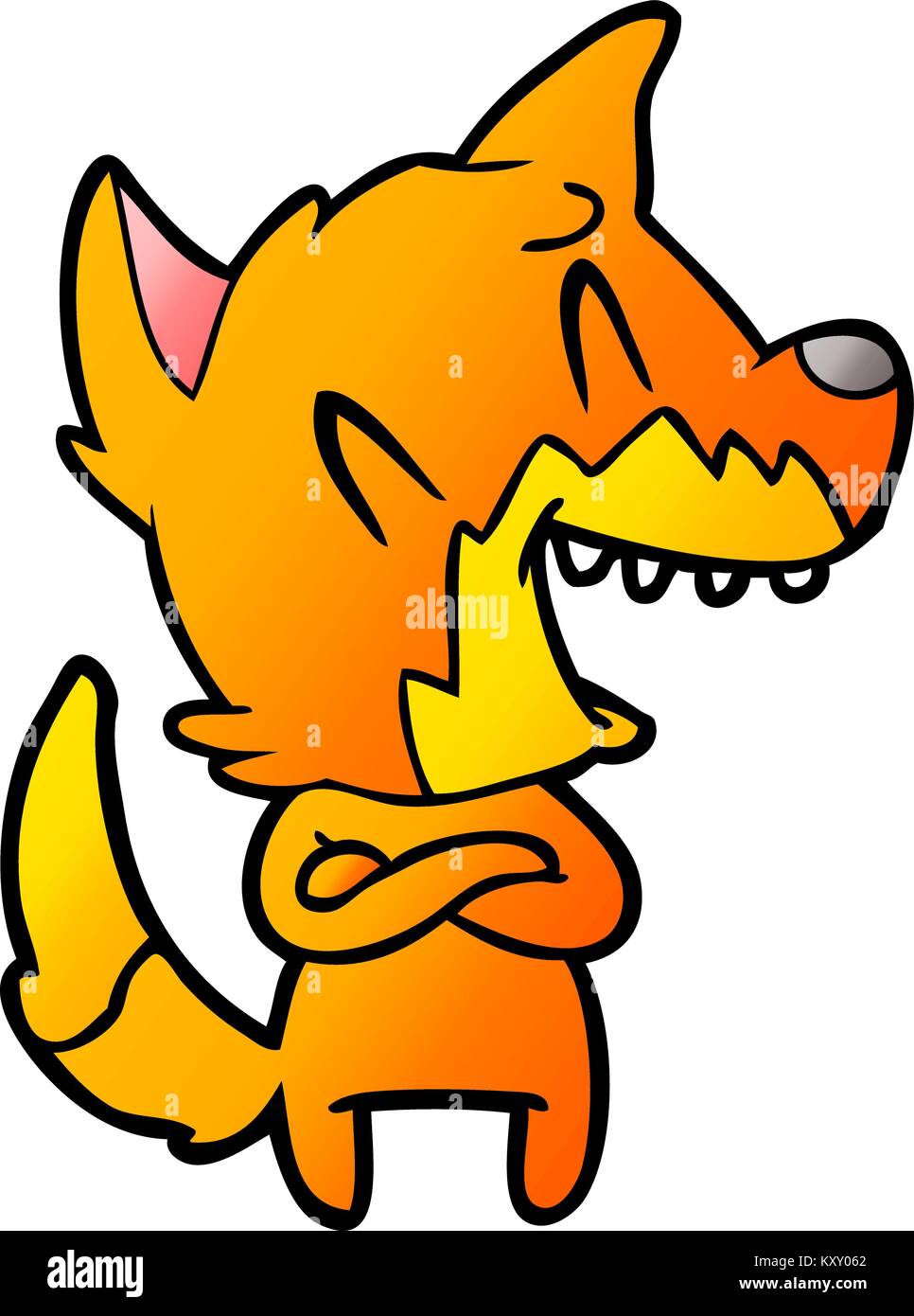 fox cartoon character Stock Vector Image & Art - Alamy