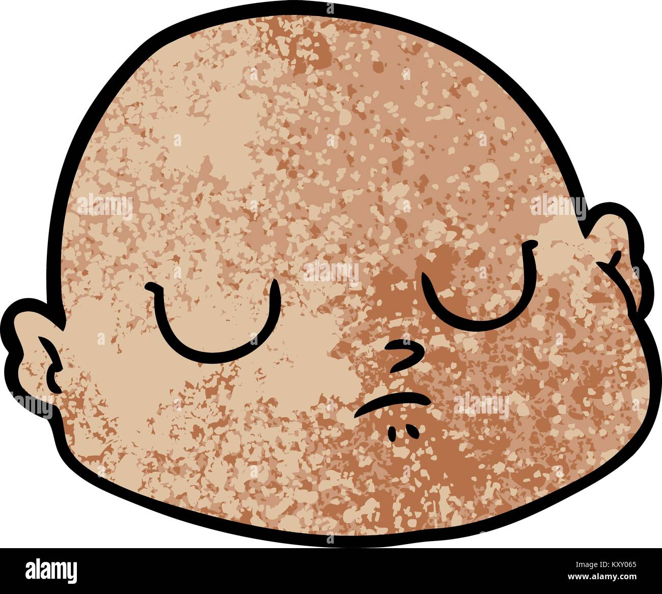 cartoon bald man Stock Vector Image & Art - Alamy