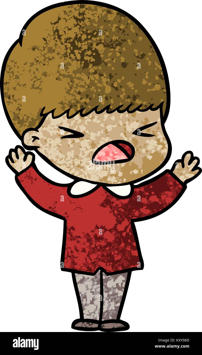 cartoon stressed man Stock Vector Image & Art - Alamy