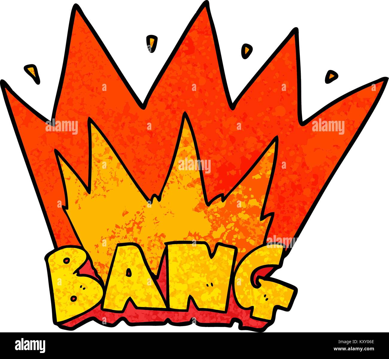 cartoon bang sign Stock Vector Image & Art - Alamy
