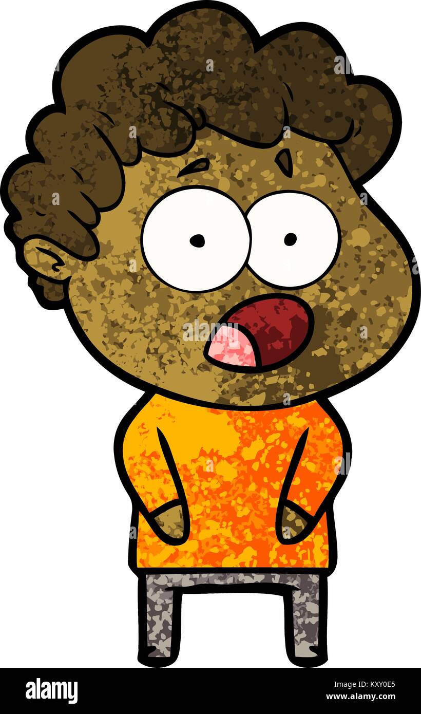 cartoon shocked man Stock Vector Image & Art - Alamy