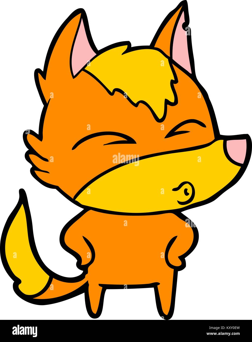 fox cartoon character Stock Vector Image & Art - Alamy