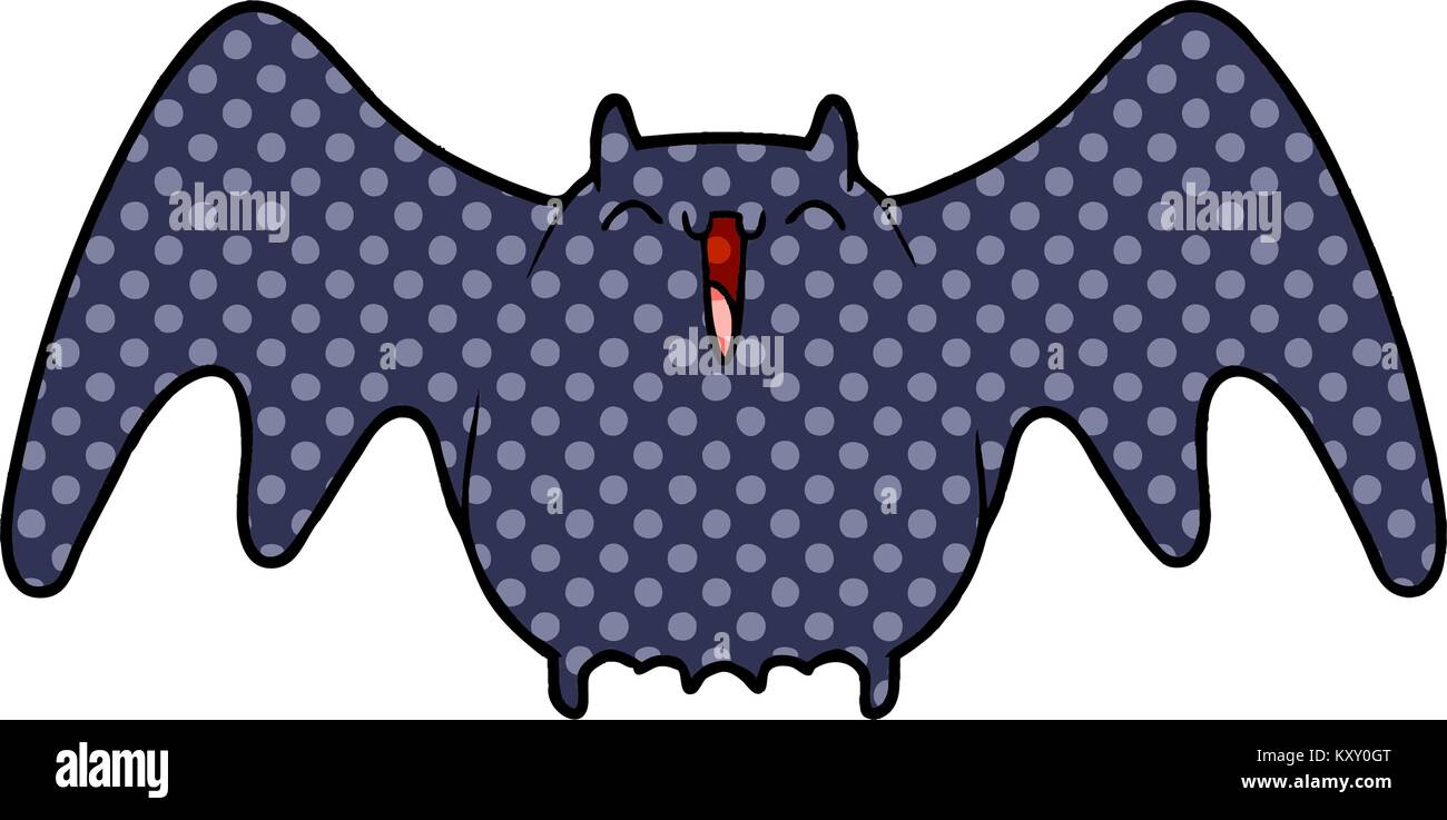spooky cartoon bat Stock Vector Image & Art - Alamy