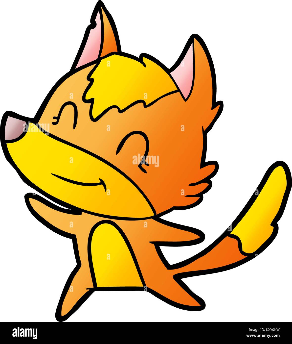 fox cartoon character Stock Vector Image & Art - Alamy