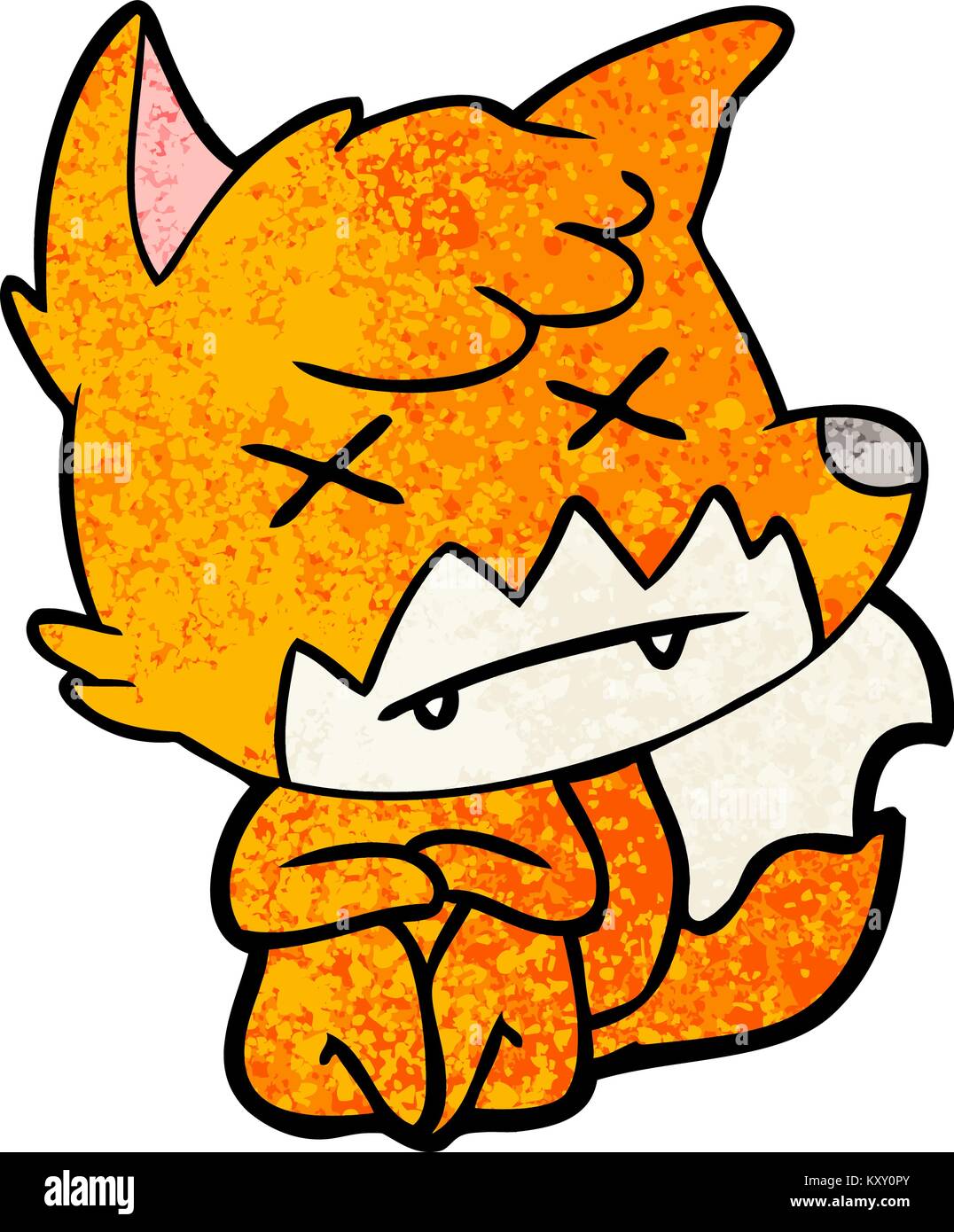 cartoon dead fox Stock Vector Image & Art - Alamy