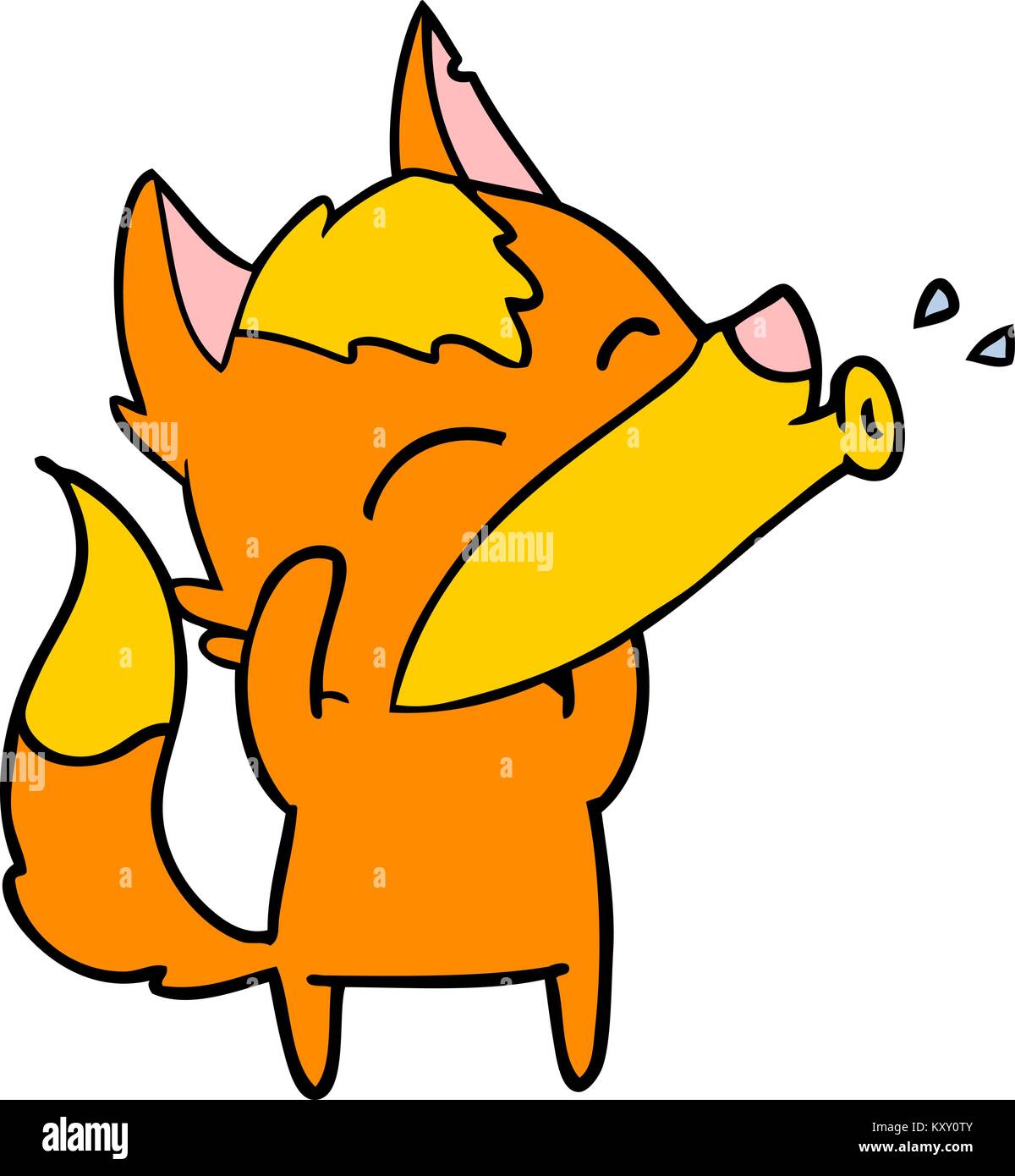 fox cartoon character Stock Vector Image & Art - Alamy