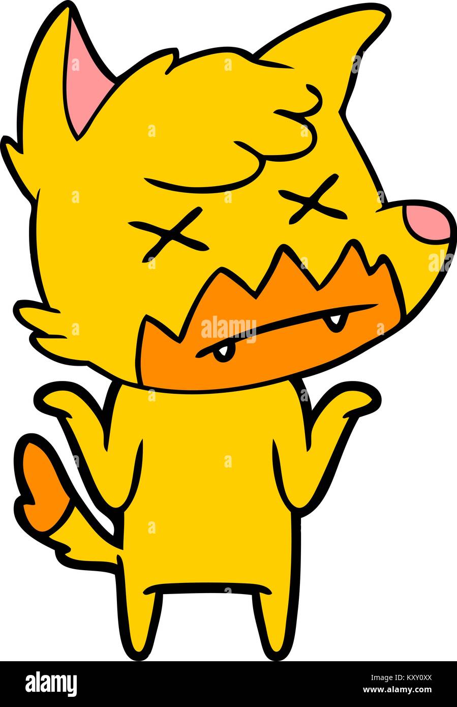 fox cartoon character Stock Vector Image & Art - Alamy