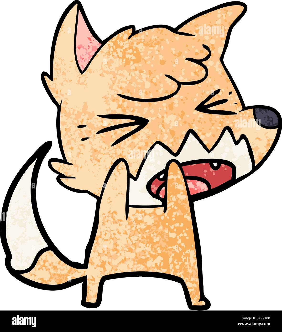 angry cartoon fox Stock Vector Image & Art - Alamy