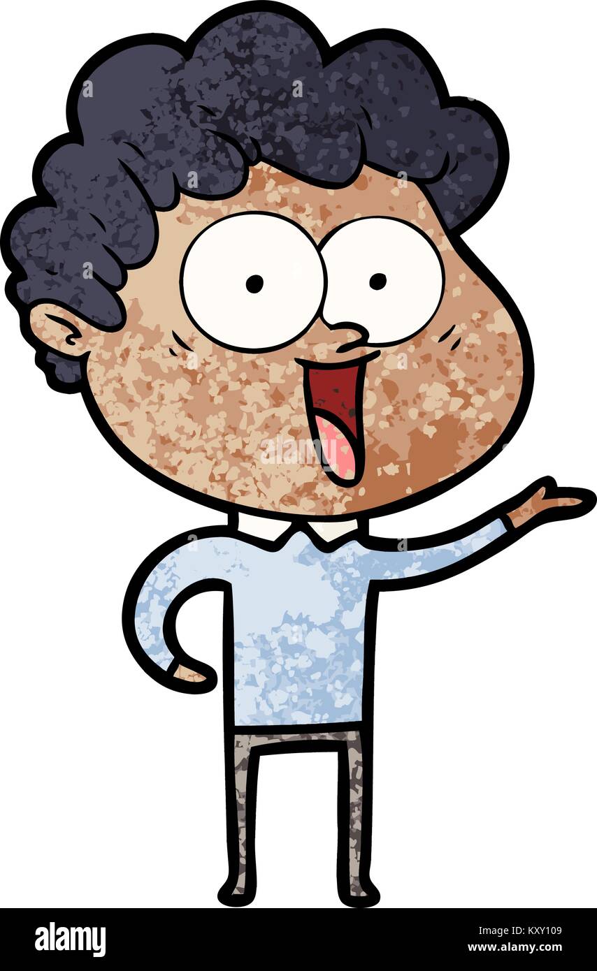 excited man cartoon Stock Vector Image & Art - Alamy
