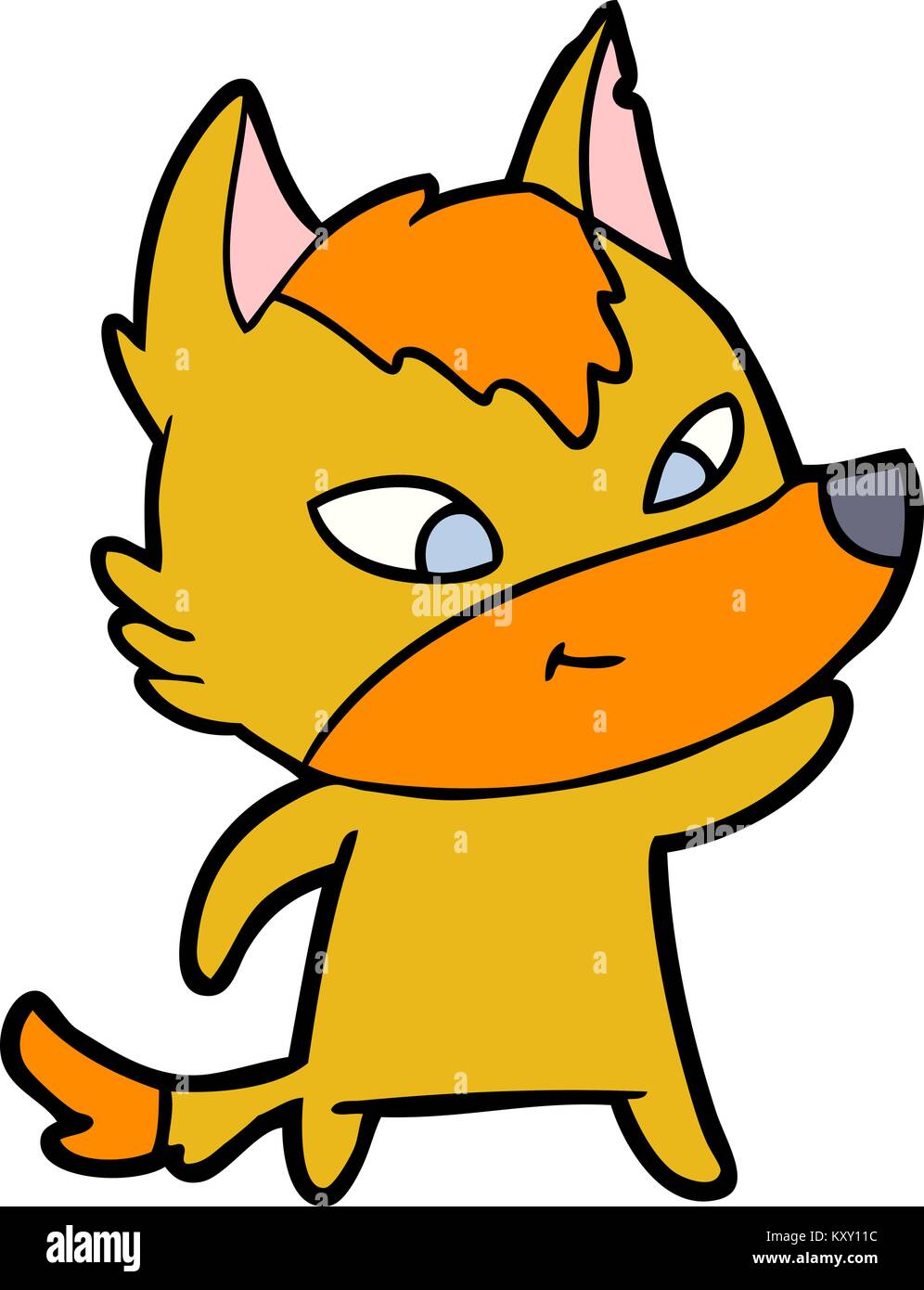 fox cartoon character Stock Vector Image & Art - Alamy