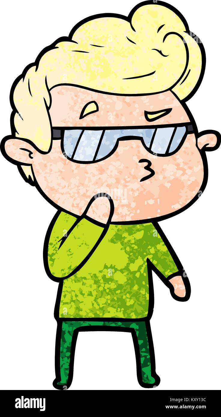 cartoon cool guy Stock Vector Image & Art - Alamy