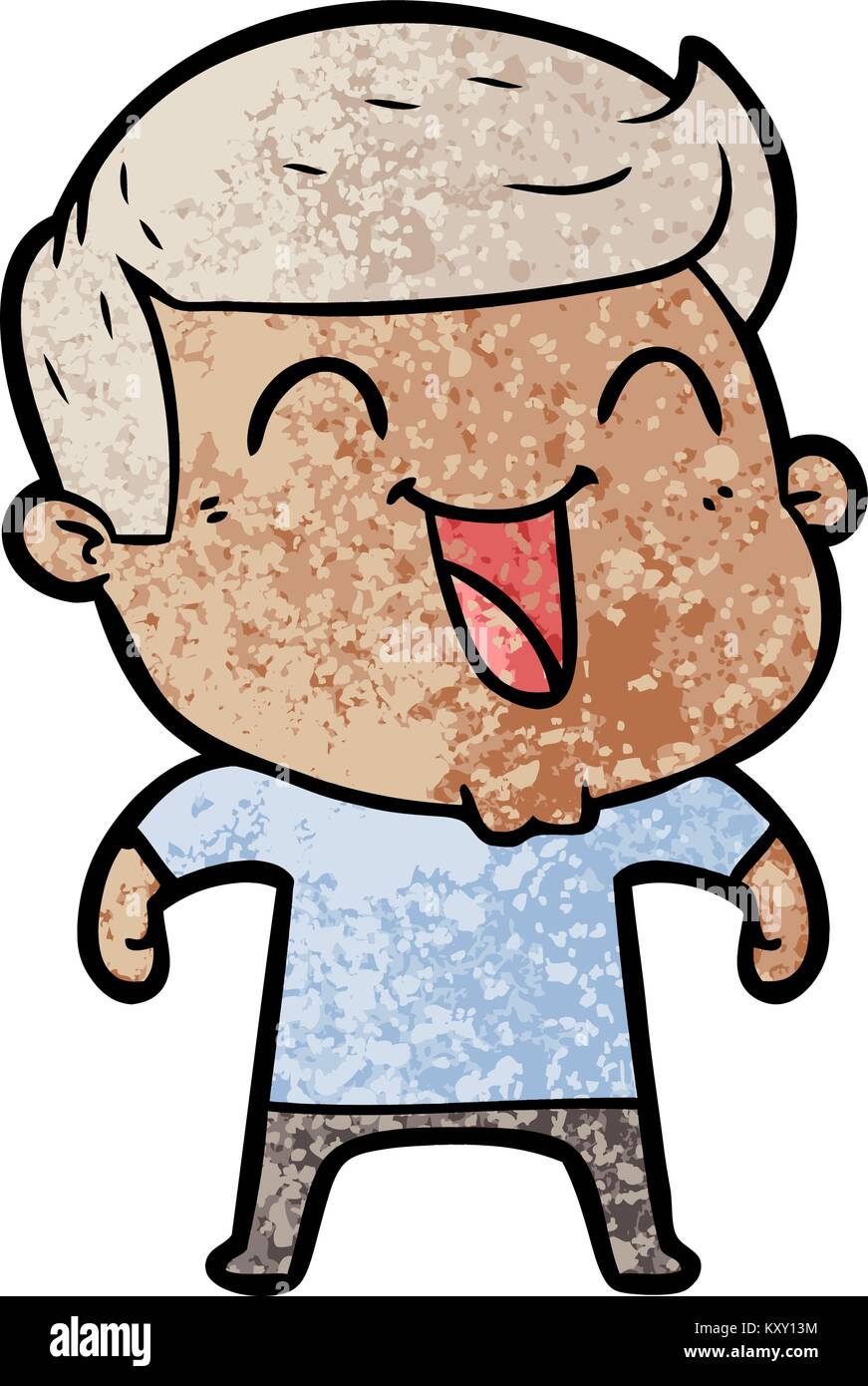 cartoon man laughing Stock Vector Image & Art - Alamy