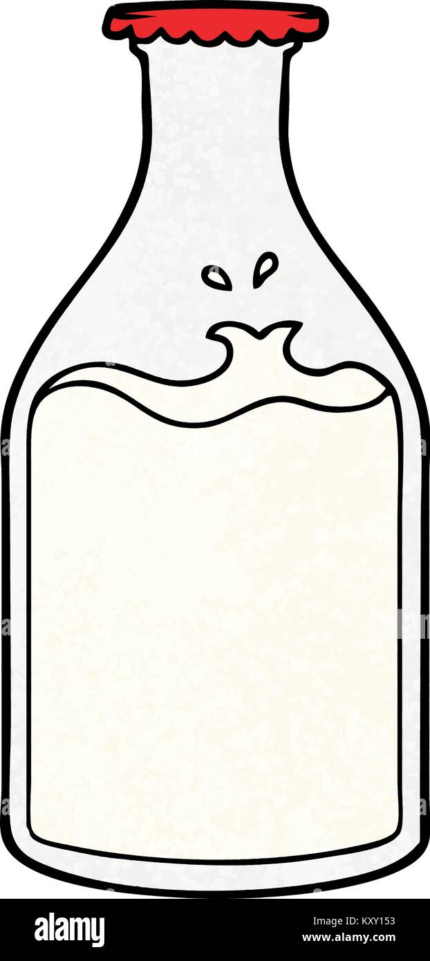 cartoon milk bottle Stock Vector Image & Art - Alamy