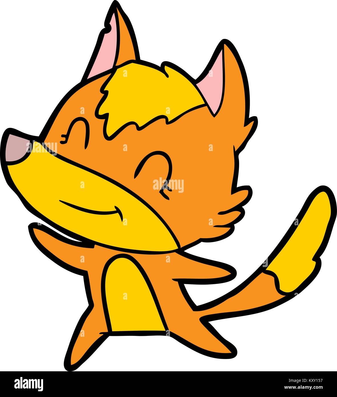 fox cartoon character Stock Vector Image & Art - Alamy